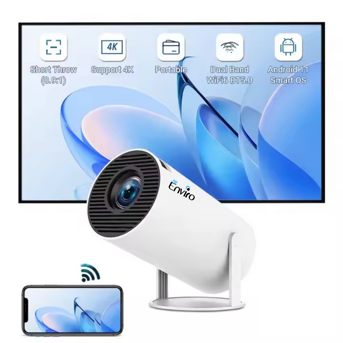 JW Enviro Mini Projector HY300 Pro+ – Enviro Appliances