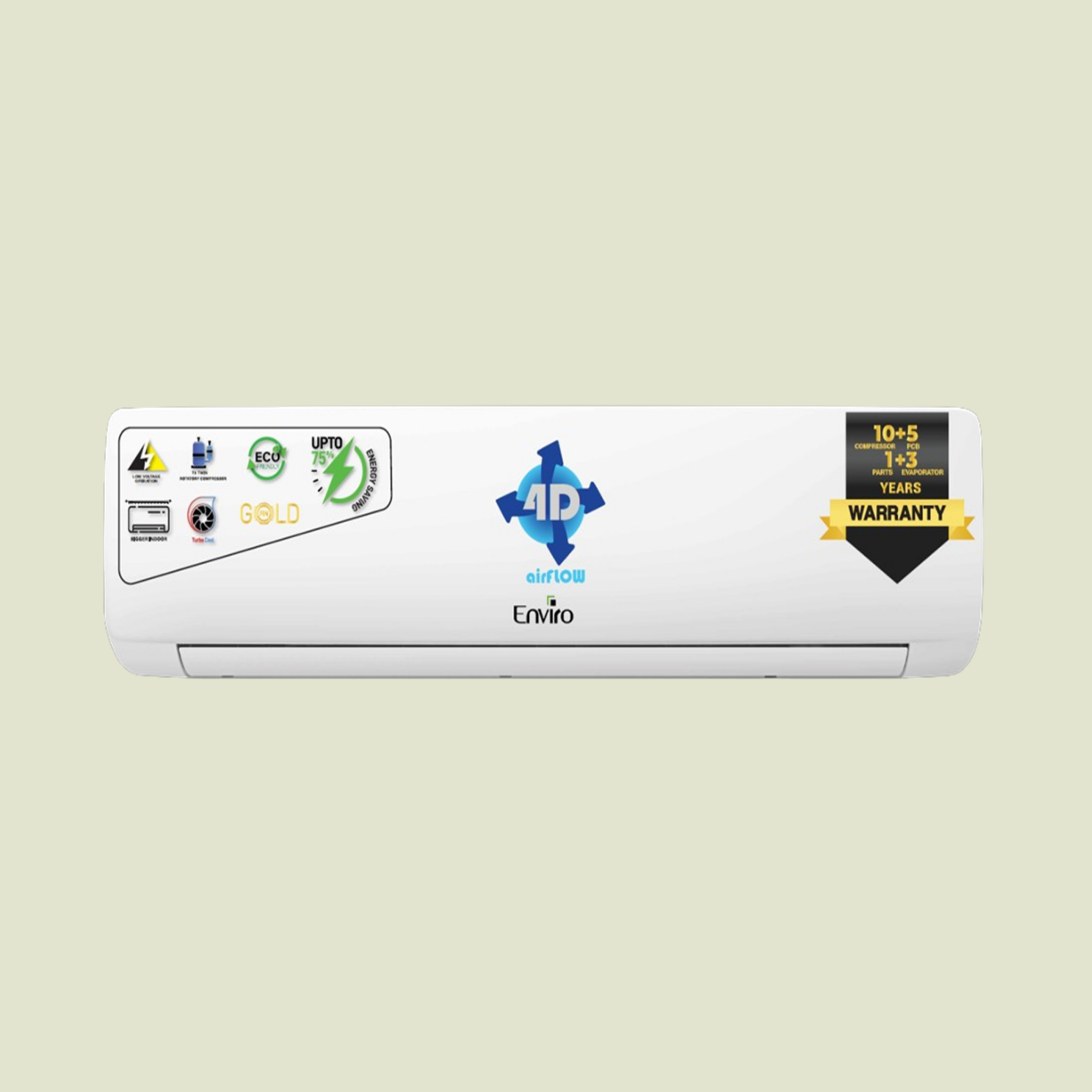 Enviro EAC-18CL – 1.5 Ton Classic Series DC Inverter AC | Heat & Cool ...