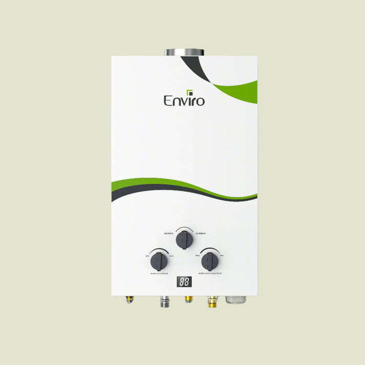 8 Liters - LPG Gas Water Heater (Geyser) EGWH-800 – Enviro Appliances